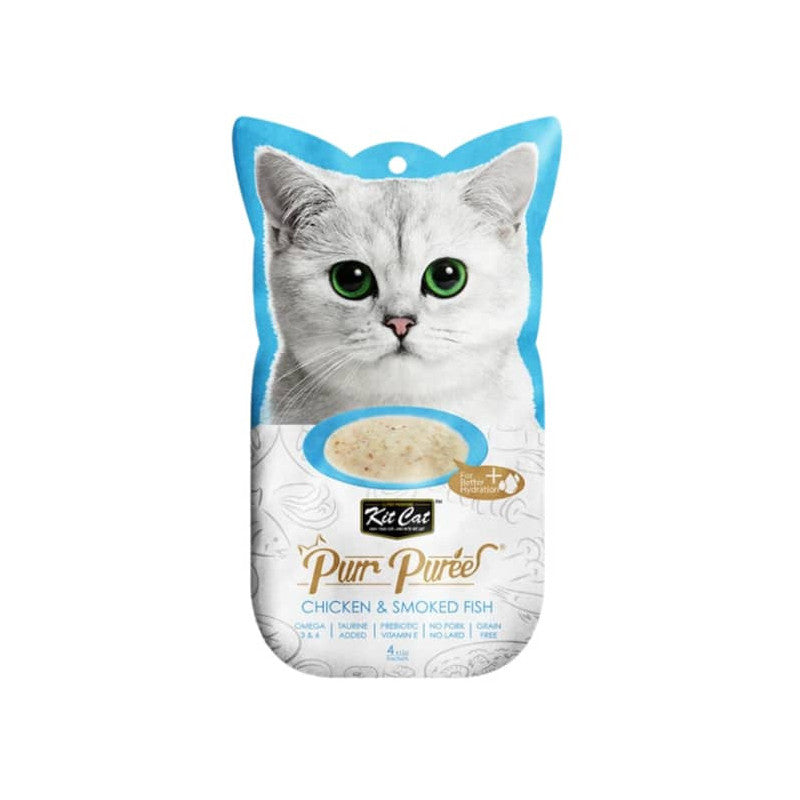 KIT KAT PURR PUREE CHICKEN & SMOKED FISH – Tienda Animal